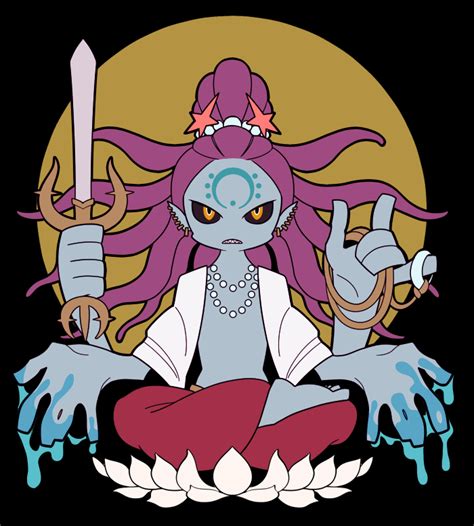 「ヴァルナ神 」デルー村上のイラスト