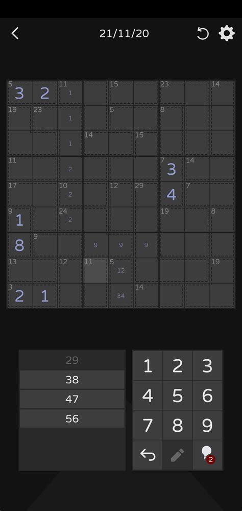 can anyone help me with this killer sudoku i have placed some digits but now i am stuck i am