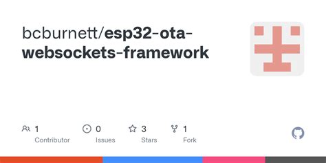 Github Bcburnettesp32 Ota Websockets Framework