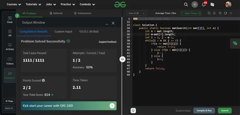 Gfg160 Geeksforgeeks Dailycoding Dsachallenge Codingjourney