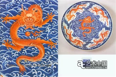乾隆青花矾红云龙纹大盘现身中拍国际2011秋拍 艺术中国