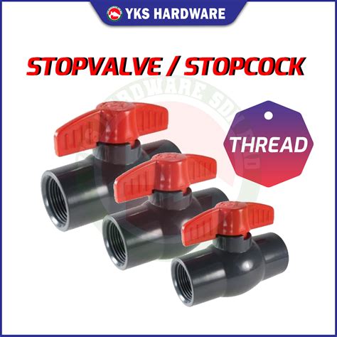 Pvc Stopvalve Stopcock Ball Valve Stopping Water Pipe