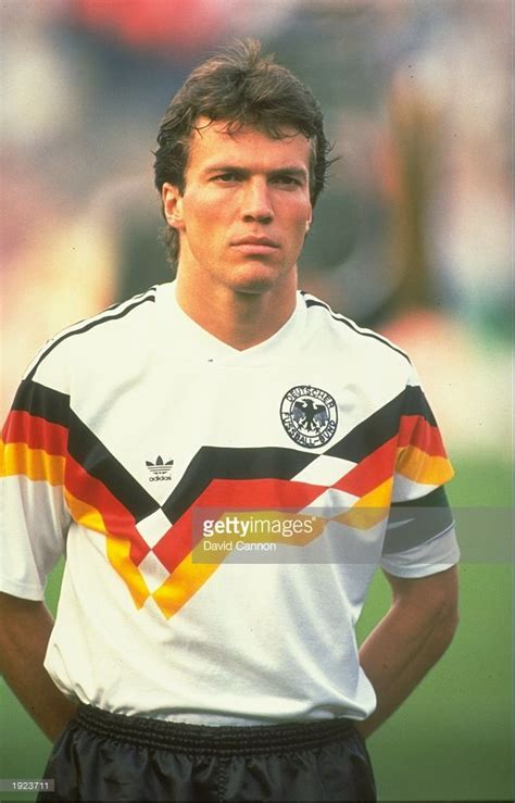 Portrait Of Lothar Matthaus Of West Germany Before A Match Mandatory