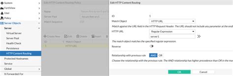 Fortiweb Cookbook Content Routing Based On Url Configuration Example