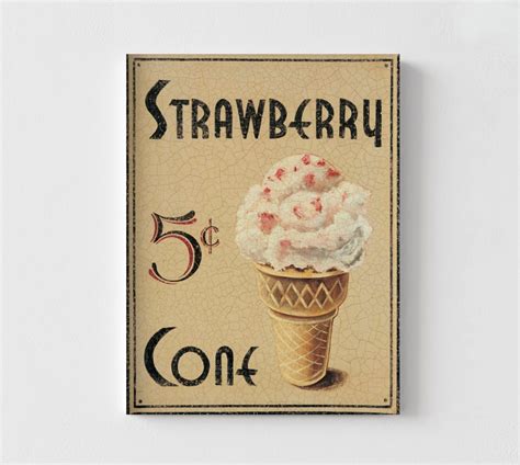Weframeart Malt Shop I By Catherine Jones Ice Cream Cone Poster Print
