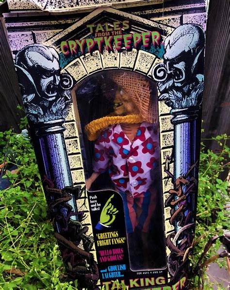 Video Talking Cryptkeeper Beach Bum Doll Dinosaur Dracula