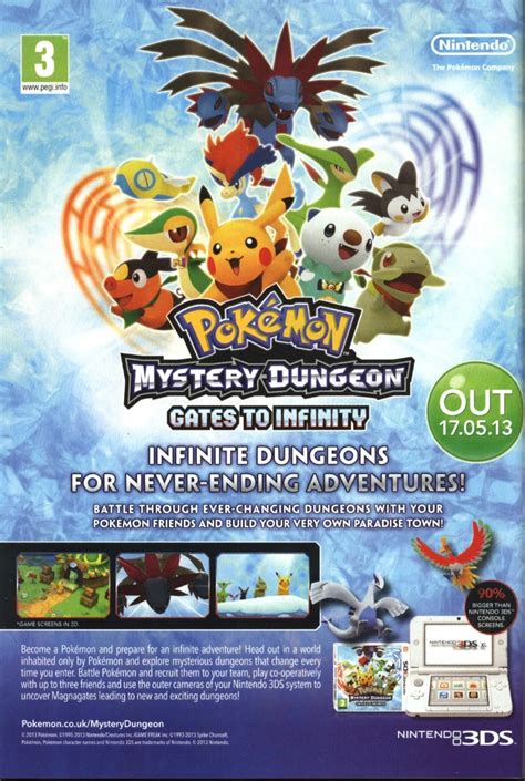 Pokemon Mystery Dungeon Gates To Infinity Magazines From The Past