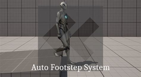 Auto Footstep 카테고리 코드 플러그인 Ue 마켓플레이스