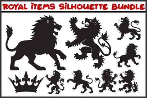 Royal Castle Crest Svg Set Graphic By Gfxcreative · Creative Fabrica