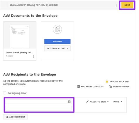 Setting Up And Using Docusign In Quotes Avinode Group