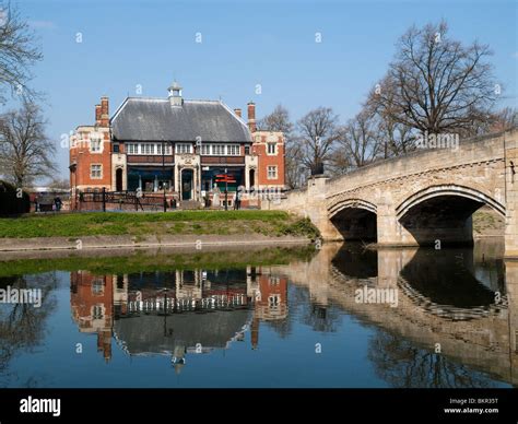 The Parks Pavilion Cafe From Across The River At Abbey Park Leicester