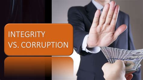 Integrity Vs Corruption Youtube