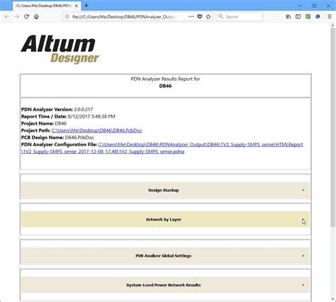 Pdn Analyzer实例指南 Altium Designer 22 技术文档