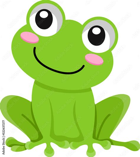 Cartoon Frog Illustration Stock Illustration Adobe Stock