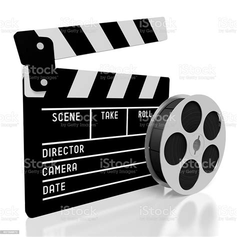 3d 필름 릴 및 클래퍼보드 0명에 대한 스톡 사진 및 기타 이미지 0명 3차원 형태 개념 Istock