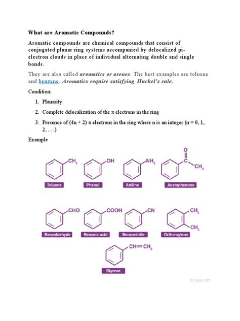Aromatic Compounds Pdf Aromaticity Benzene