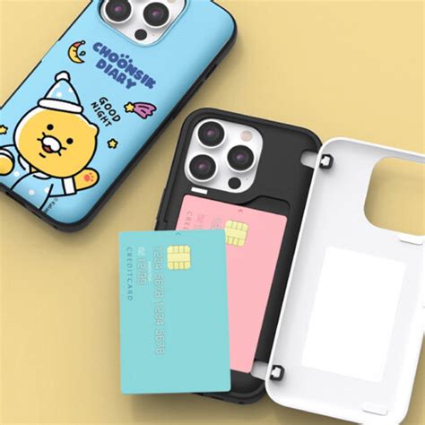 Kakao Friends Choonsik Diary Magnetic Card Case For Iphone 13 12 11 Pro