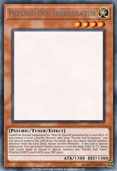 Psychic End Irregulator R Customyugioh