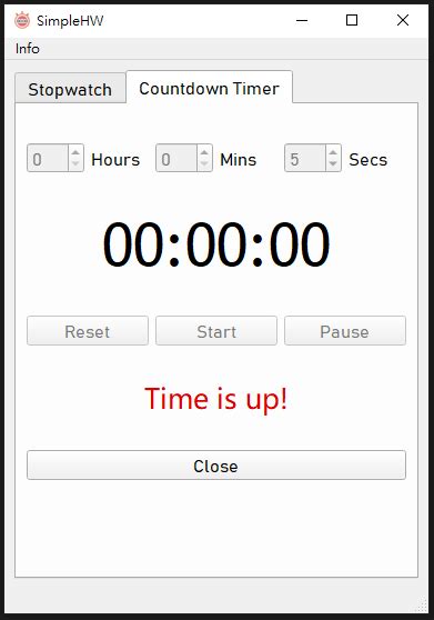 github chris wenyuan pyqt5 simple clock a simple clock application with stopwatch and
