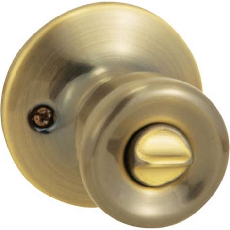 Steel Pro Antique Brass Bed And Bath Door Knob 5762ab Pr Cp 1 King Soopers