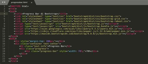 Tutorial Bootstrap Part 12 Membuat Progress Bar Di Bootstrap Toni