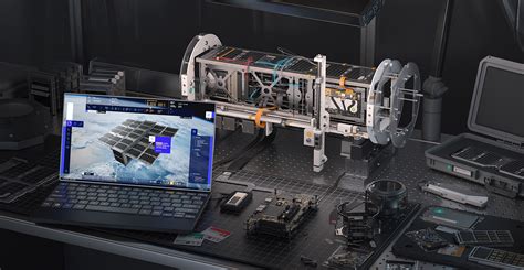 Satellite Hardware Simulation Test Behance