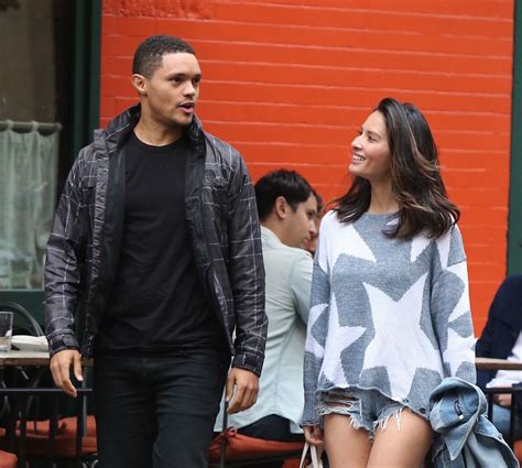 Olivia Munn And Trevor Noah Out For Lunch In New York 09 02 2017 Hawtcelebs