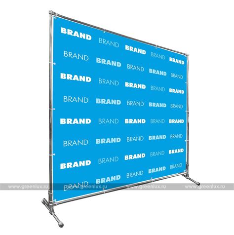 Баннер на каркасе стальных хромированных труб тип конструкции джокер 81 ...