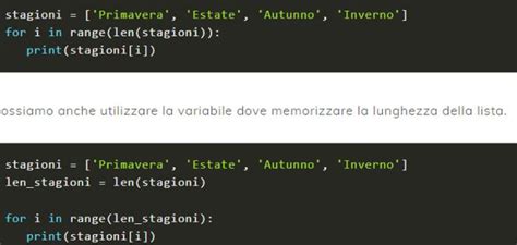 Python For For Var In Range Istruzioni Iterative Cicli
