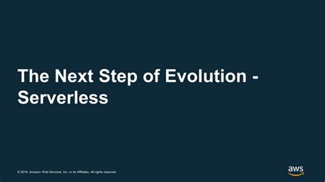 Serverless On Aws Architectural Patterns And Best Practices Ppt