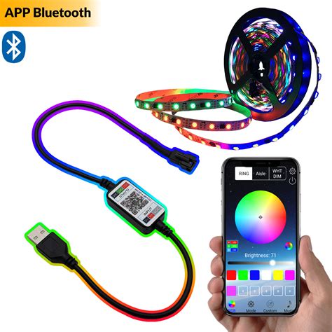 Mạch điều Khiển Led Ws2812b Bluetooth Full Màu Nháy Theo Nhạc Nshop