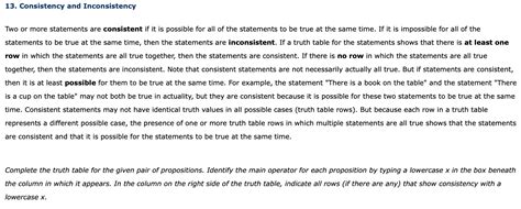 Two Or More Statements Are Consistent If It Is Two Or More Statements Are Consistent If It Is