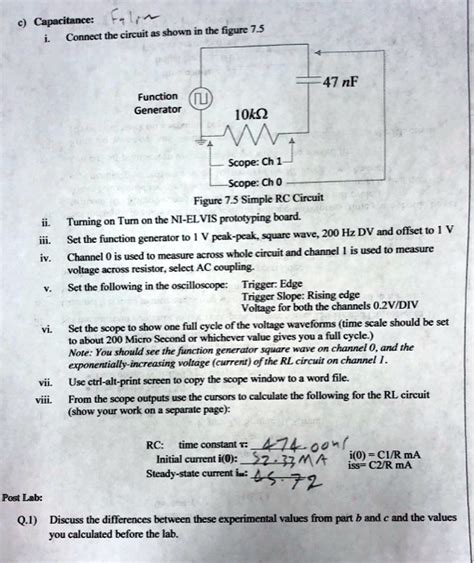 Please Be Fast Capacitance I Connect The Circuit As Shown In Figure