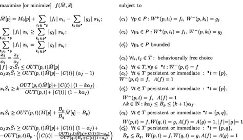 Linear Programming Problem Download Table