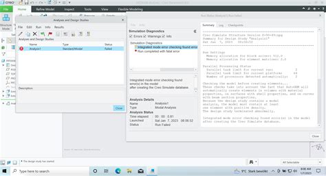 Fatal Erro Failed Simulation Ptc Community