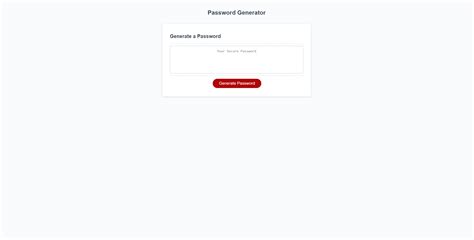 github jsrra random password generator