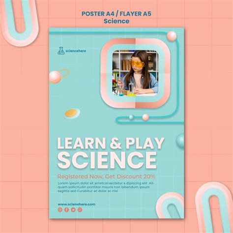 Free Psd Science Class Poster Template