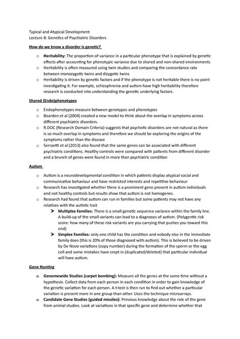 typical and atypical development part 2 spring lecture 8 typical and