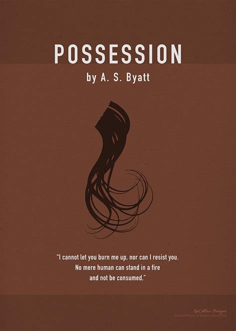 Possession By As Byatt Greatest Books Ever Art Print Series 286 Mixed