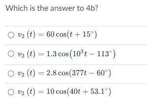 Solved Q Obtain The Sinusoids Corresponding To Each Of Chegg
