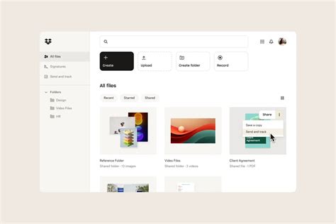 Dropbox Får Ny Design På Webben Nö