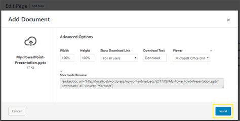 How To Embed Powerpoint Into A Wordpress Page Or Post Wp Dev Shed