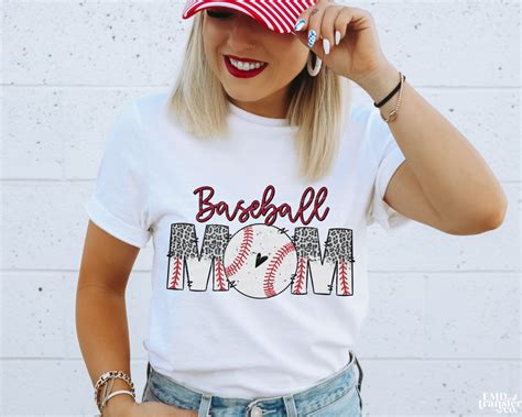 Baseball Mom Dtf Transfer Dtf2180 Elena Maria Designs