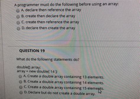 solved a programmer must do the following before using an