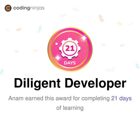 anam shahid on linkedin codingninjas achievements