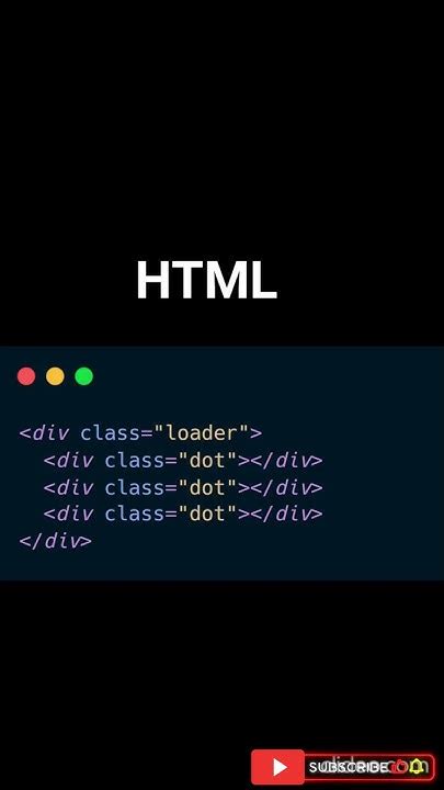 Stylish Spinner Loader With Html And Css Pure Code Tutorial Shorts