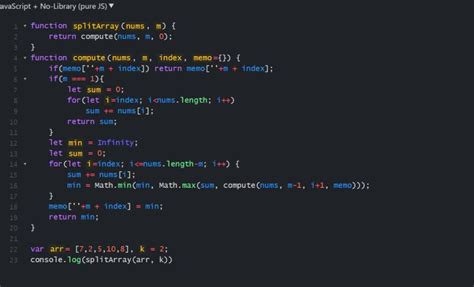 How To Split Nums Into Smaller Subarrays Rahul Dwivedi Posted On The