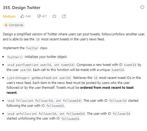 1스4코2파 239 LeetCode 355 Design Twitter