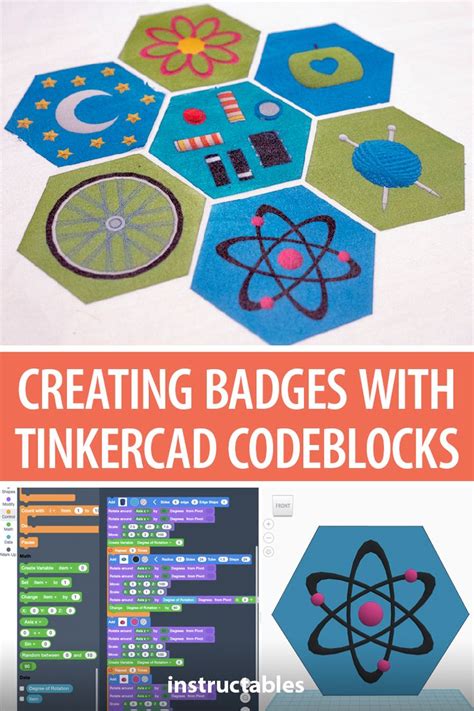 Badges With Tinkercad Codeblocks