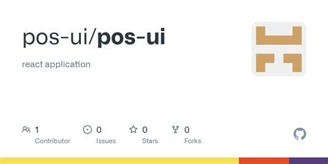 Github Pos Uipos Ui React Application